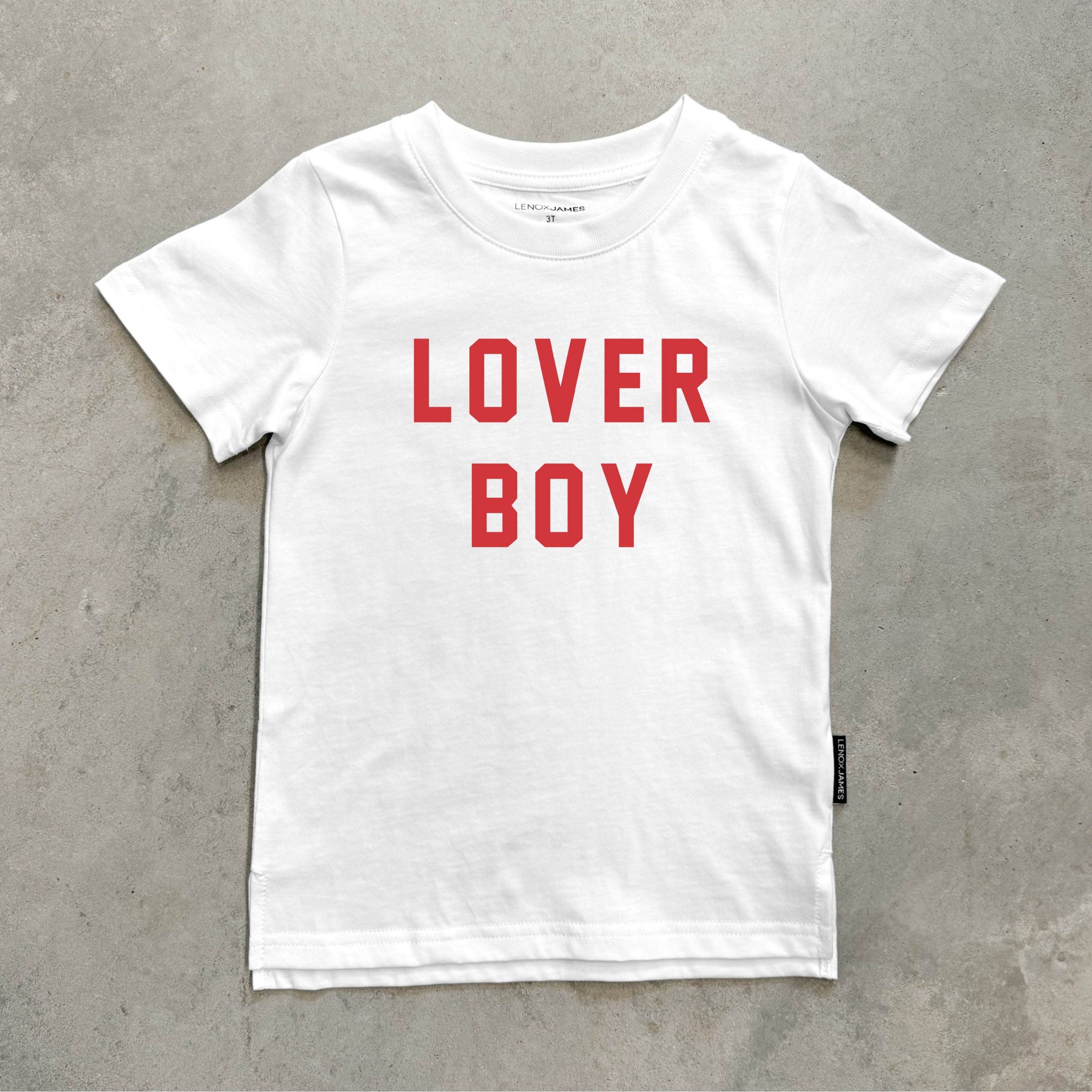 LOVER BOY TEE - WHITE – LENOX JAMES
