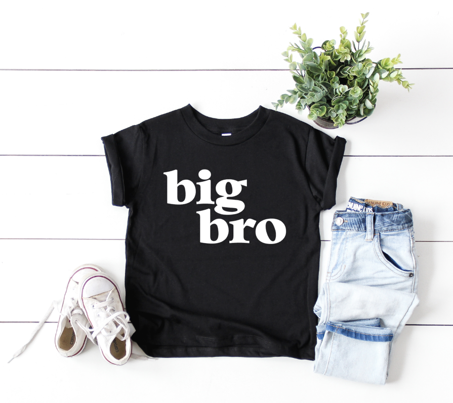 CLASSIC BIG BRO TEE - BLACK – LENOX JAMES
